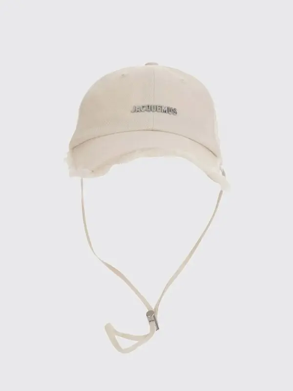 Jacquemus Artichaut Cotton Twill Cap - White