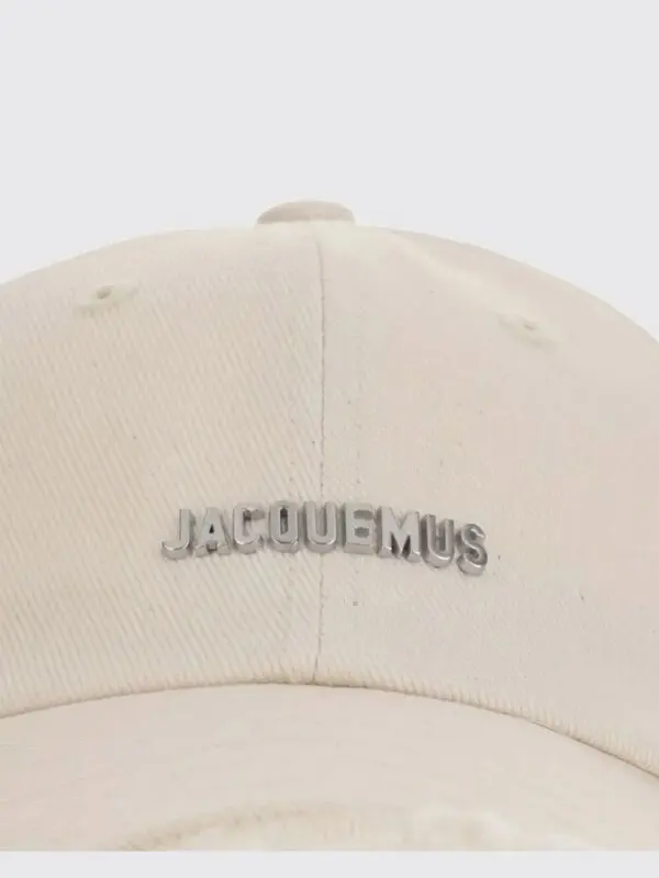 Jacquemus Artichaut Cotton Twill Cap - White