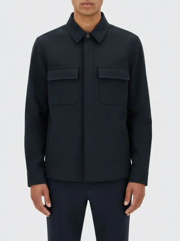 TOM FORD Button-detailed Jacket - Blue
