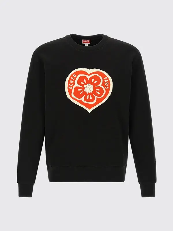 Kenzo Cotton Crewneck Sweatshirt With Logo