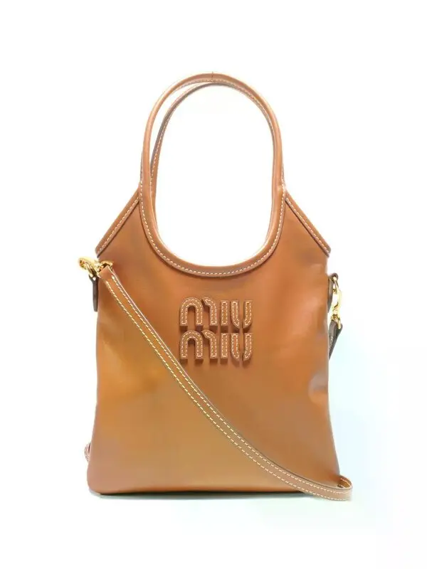 Miu Miu Ivy Tote Bag - Brown