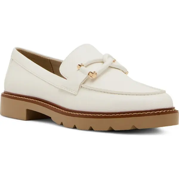 Anne Klein Ellison Moc-toe Loafer - White