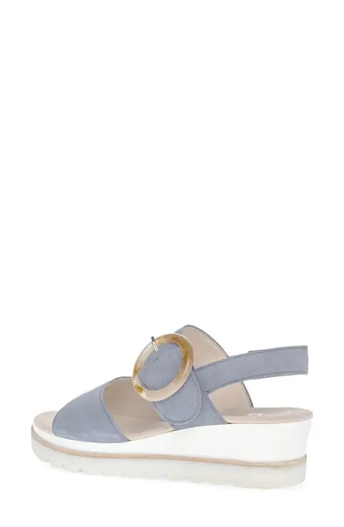 Gabor Wedge Sandal - Nautic