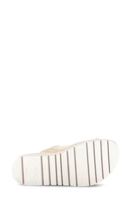 Gabor Two-strap Lug Sole Sandal - Platino