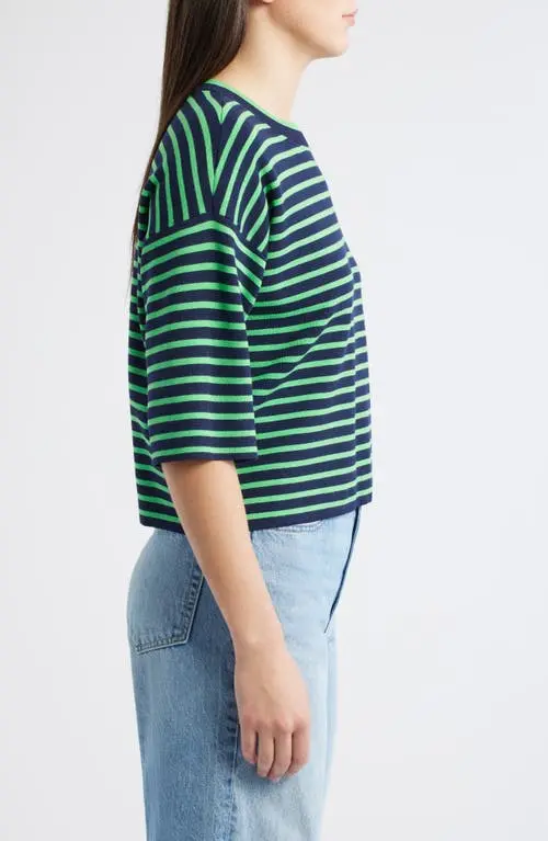 Wit & Wisdom Stripe Knit Top