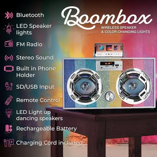 TREND TECH Boombox Bluetooth Speaker