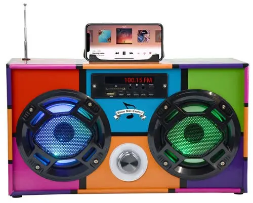 TREND TECH Boombox Bluetooth Speaker - Retro