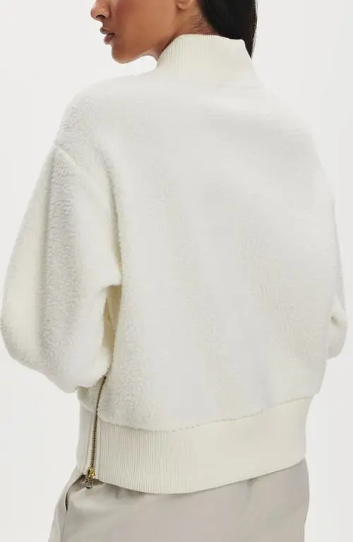 Varley Mumford Half Zip Fleece Pullover - Egret