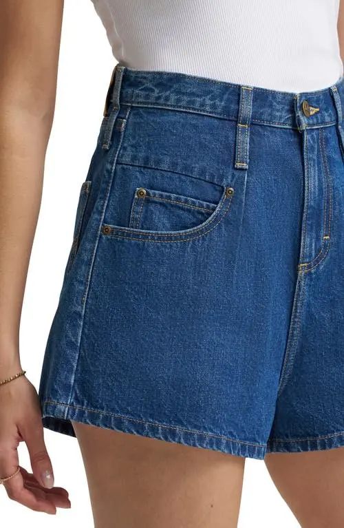 LEEM High Waisted Denim Shorts