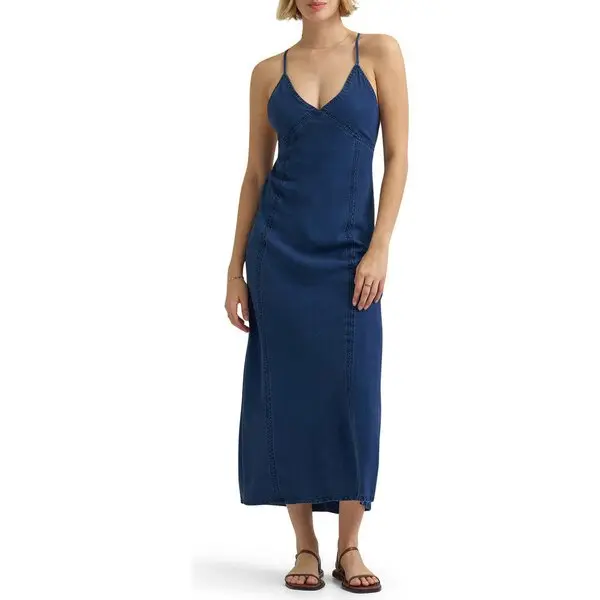 LEEM Denim Maxi Slipdress
