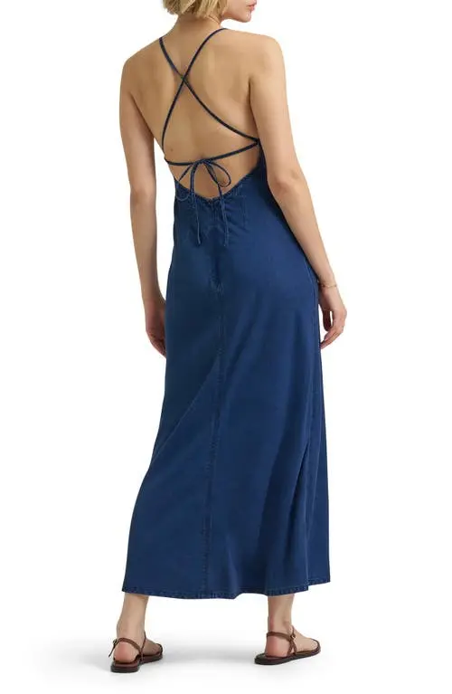 LEEM Denim Maxi Slipdress