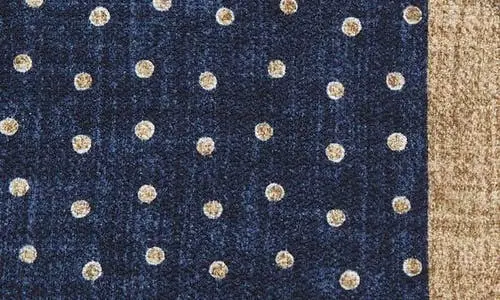JACK VICTOR Thelon Dotted Silk Pocket Square - Navy