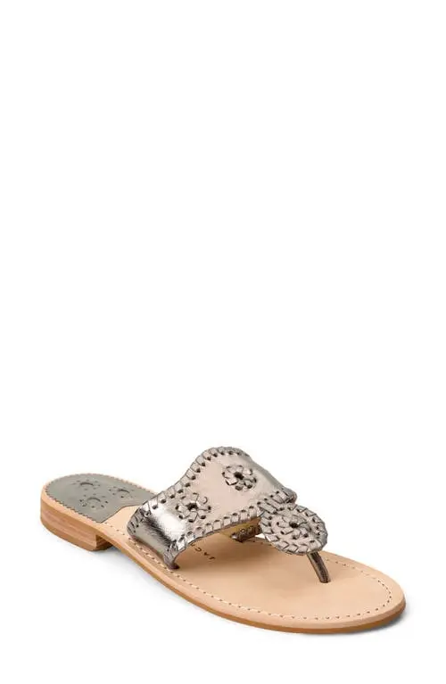 Jack Rogers Jacks Flat Sandal - Anthracite