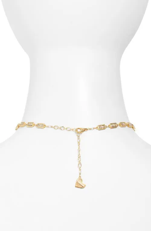 VIDAKUSH Rectangle Prism Choker Necklace