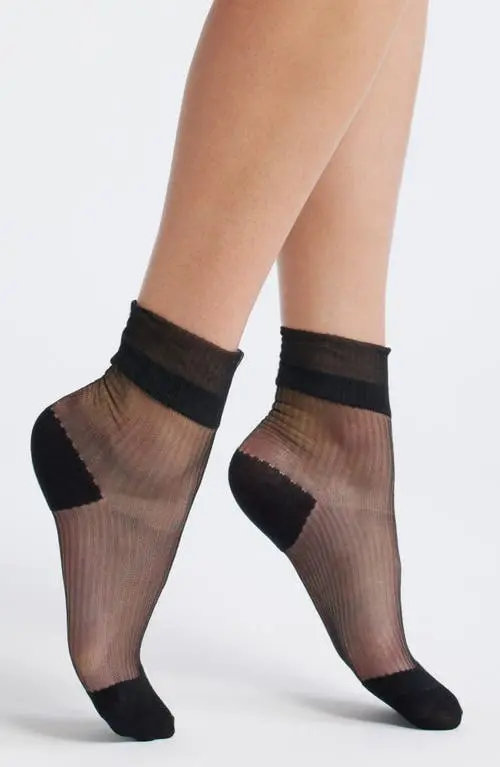 CASA CLARA Remi Ankle Socks - Black