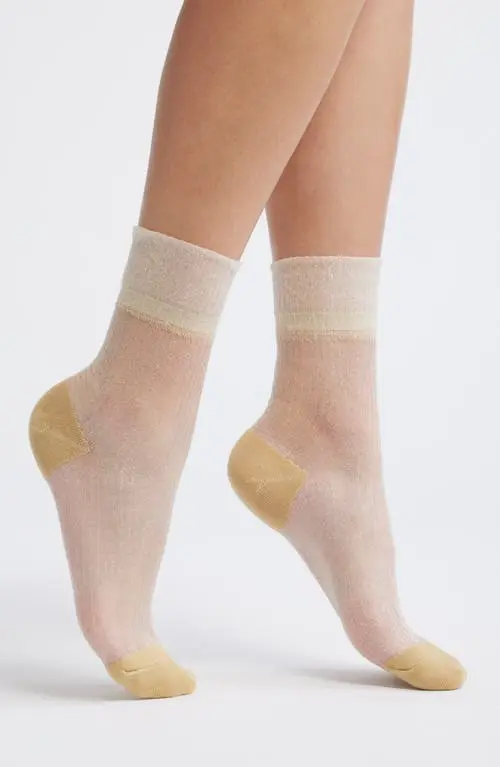 CASA CLARA Remi Ankle Socks - Sheer