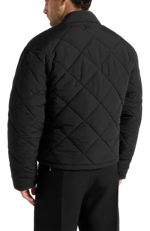 Manière De Voir Emil Quilted Wrap Puffer Jacket
