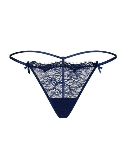 ADORE ME Karah G-string Panties - Dark Blue