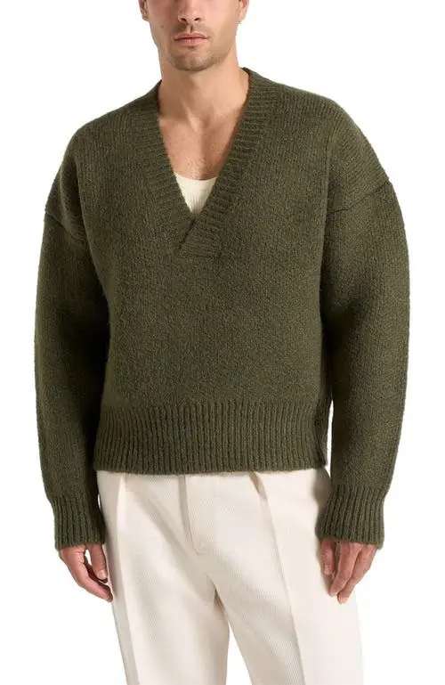 Manière De Voir V-neck Wool Knit Jumper
