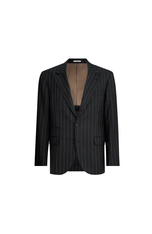 Brunello Cucinelli Virgin Wool Blazer - Black
