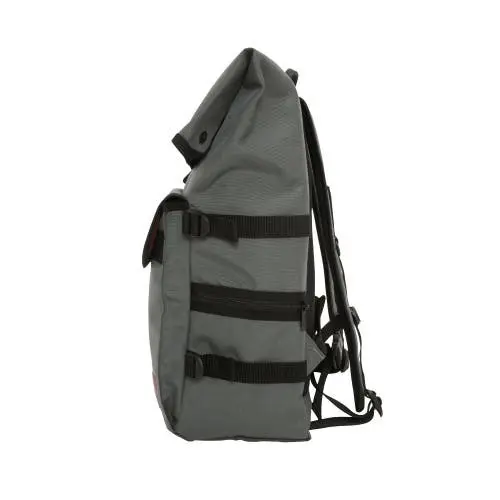 MANHATTAN PORTAGE Silvercup Expandable Roll-top Backpack - Grey