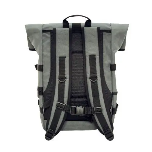 MANHATTAN PORTAGE Silvercup Expandable Roll-top Backpack - Grey