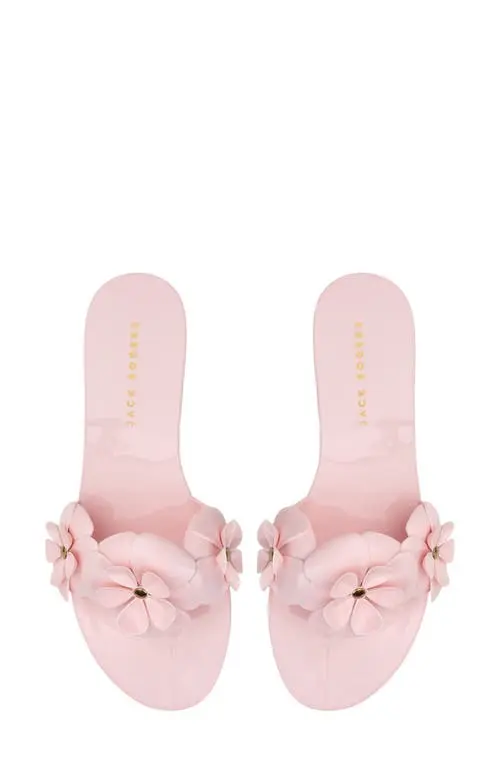 Jack Rogers Amelia Flower Jelly Sandal - Pale Pink