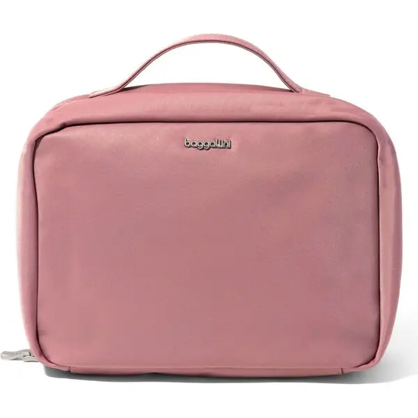 BAGGALLINI Lenox Toiletry Kit - Mauve Twill