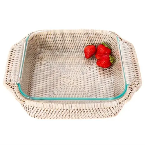 ARTIFACTS TRADING COMPANY™ Artifacts Rattan Square Baker Basket
