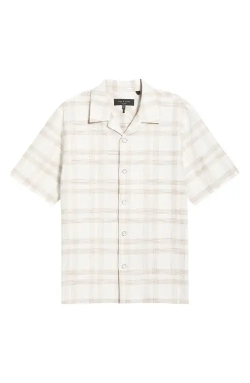 Rag & Bone Avery Plaid Camp Shirt