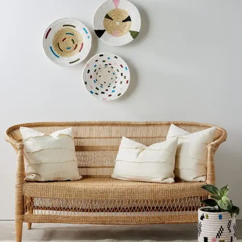 KANJU INTERIORS Mosaic Confetti Wall Basket