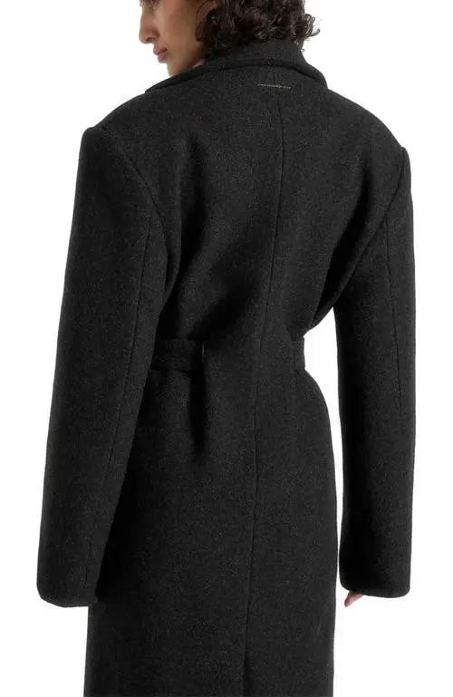 Manière De Voir Wool Longline Belted Coat