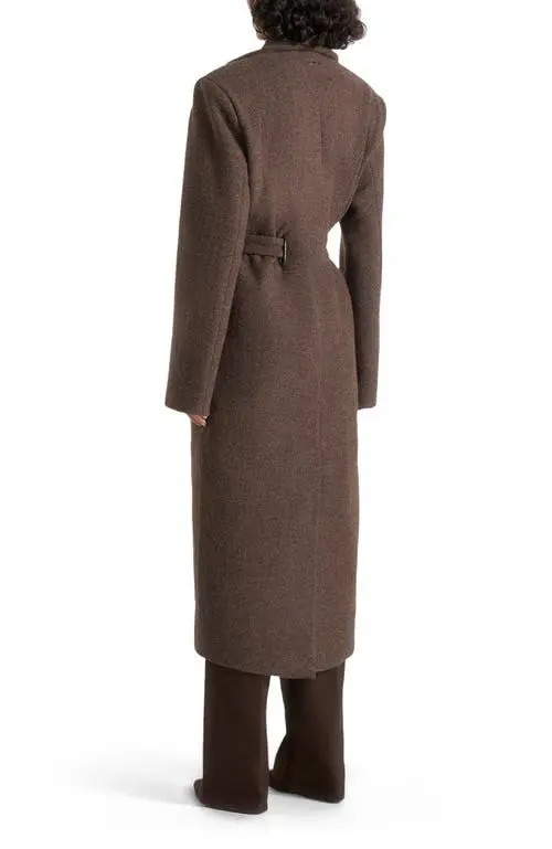 Manière De Voir Wool Longline Belted Coat