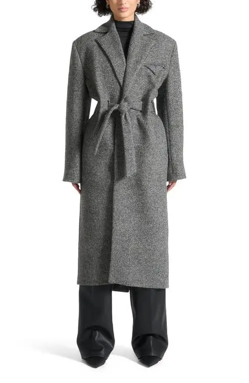 Manière De Voir Wool Longline Belted Coat