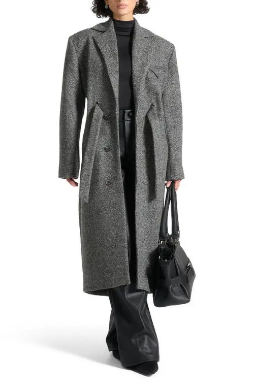 Manière De Voir Wool Longline Belted Coat