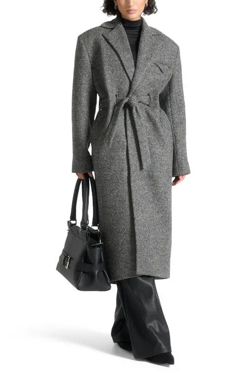 Manière De Voir Wool Longline Belted Coat