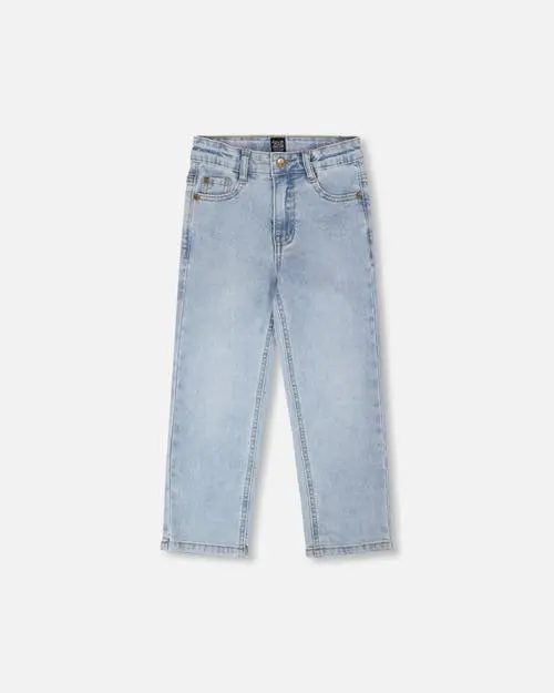 DEUX PAR DEUX Soft Stretch Denim Jeans - Light Blue Denim