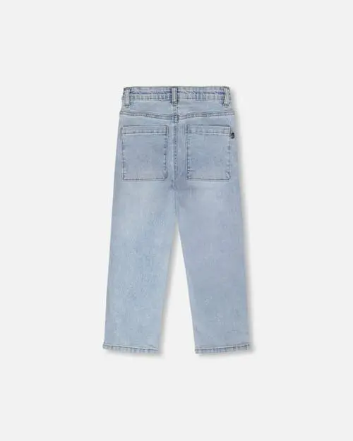 DEUX PAR DEUX Soft Stretch Denim Jeans - Light Blue Denim