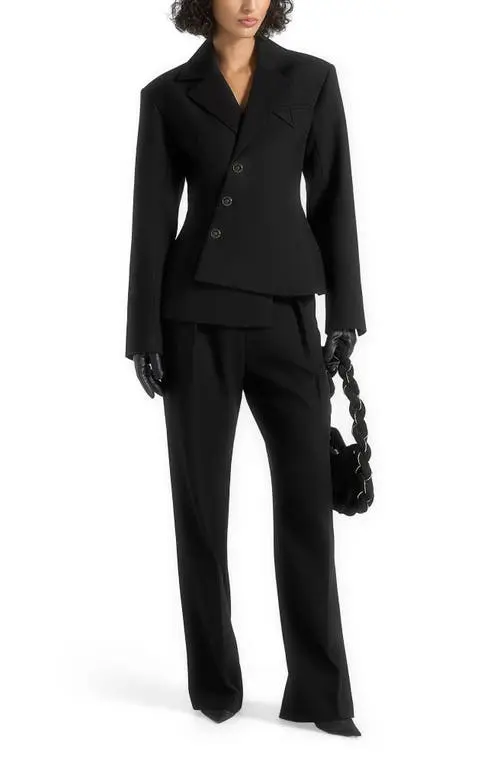 Manière De Voir Thalia Asymmetric Double Breasted Blazer