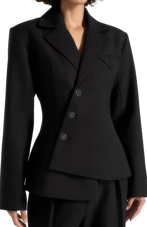 Manière De Voir Thalia Asymmetric Double Breasted Blazer