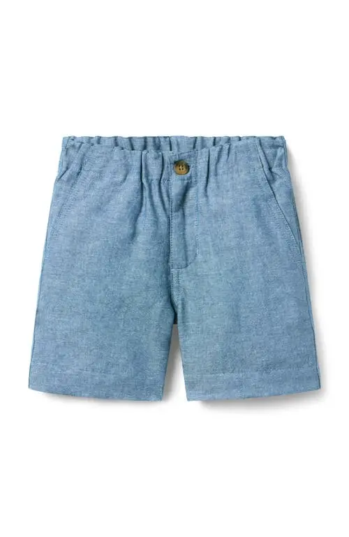 Janie And Jack Below-the-knee Linen-cotton Short