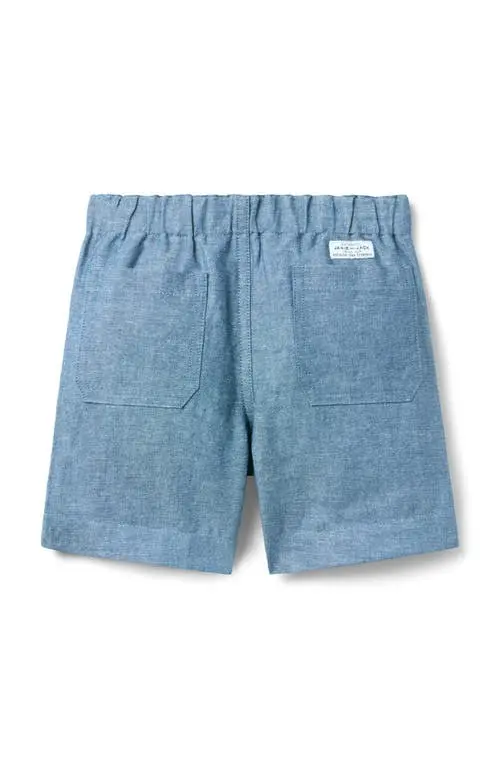 Janie And Jack Below-the-knee Linen-cotton Short