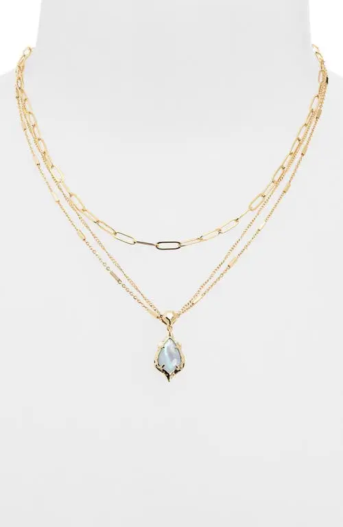 Kendra Scott Adriana Scallop Multistrand Necklace