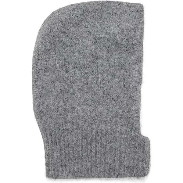Mango Knit Balaclava - Medium Heather Grey