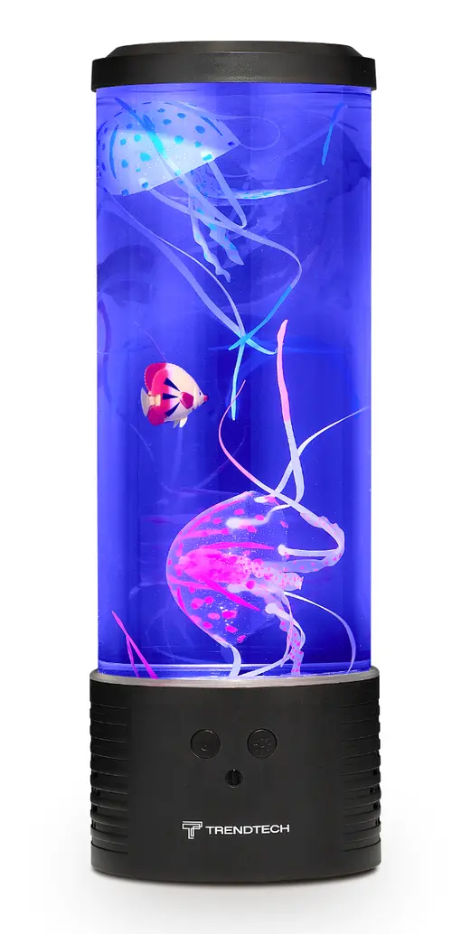 TREND TECH Jelly Fish Lamp W/ Speaker & White Noise - Black