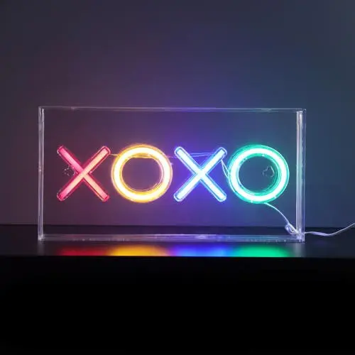 TREND TECH Acrylic Frame Neon Sign - Xo