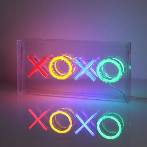 TREND TECH Acrylic Frame Neon Sign - Xo