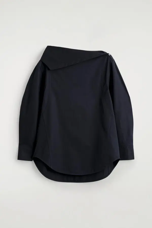 Cos Asymmetric Cotton Blouse