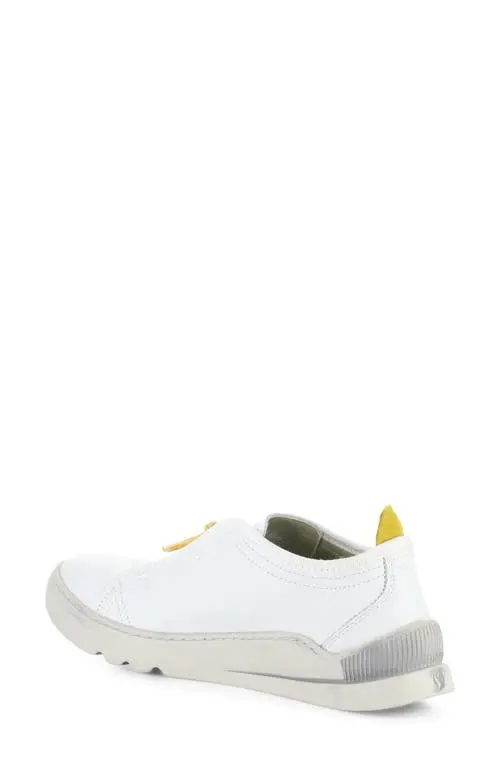 Fly London Leather Slip-on Sneaker - White
