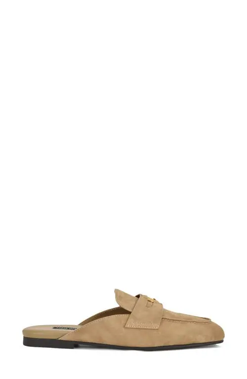 Nine West Evans Penny Loafer Mule - Taupe